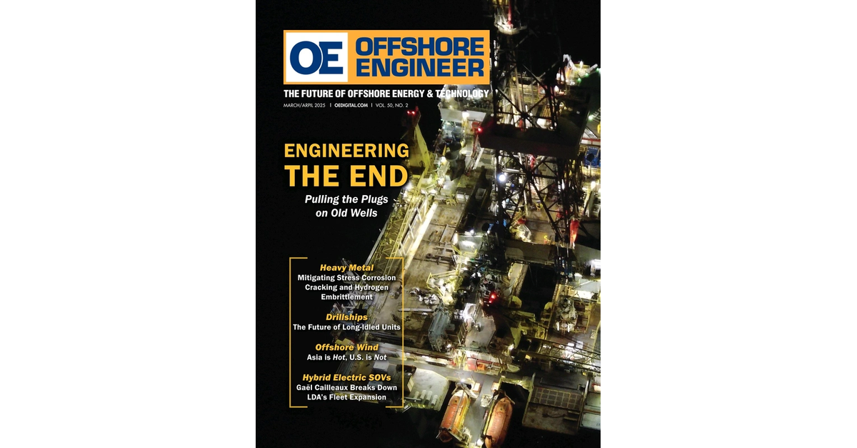 Mar/Apr 2025 issue of Offshore Engineer magazine