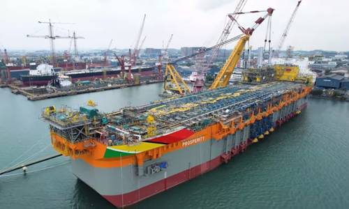 VIDEO: First Topside Modules Being Installed Aboard Prosperity FPSO