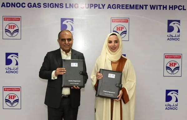 ADNOC Signs Long-Term LNG Deal with Hindustan Petroleum Corporation