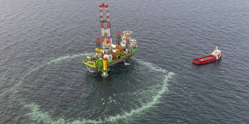 First Monopile Installed at Hollandse Kust Noord Offshore Wind Farm