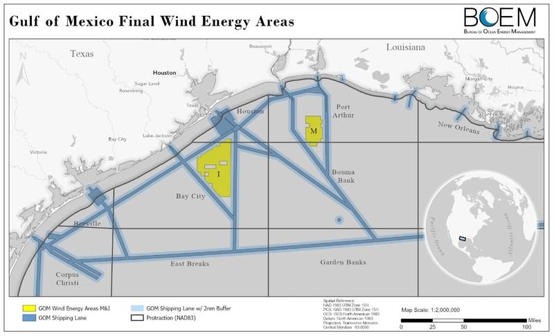 U.S. Designates Offshore Wind Farm Development Areas in Gulf of Mexico