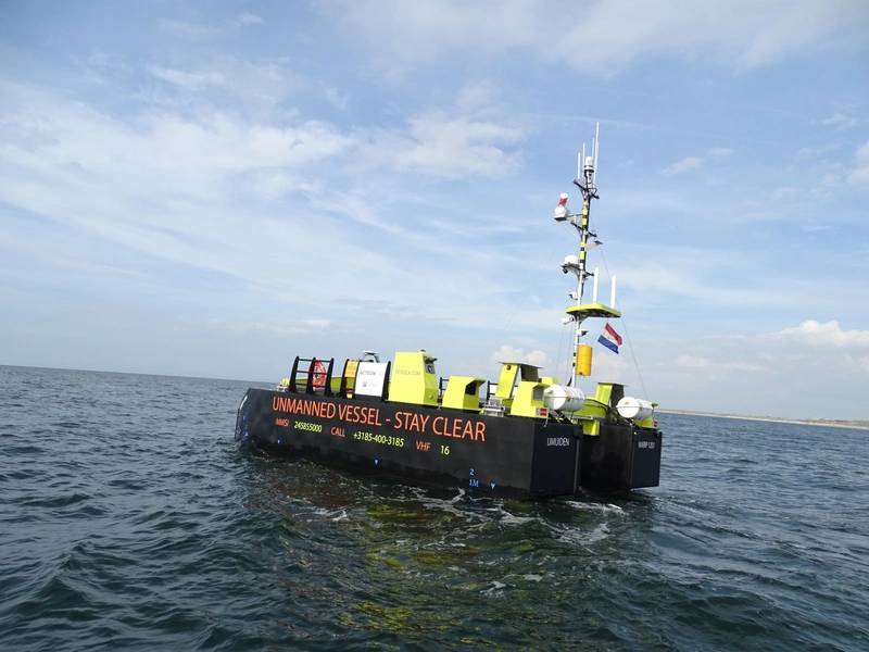 UTEC Showcases New Unmanned Catamaran for Offshore Wind Surveys