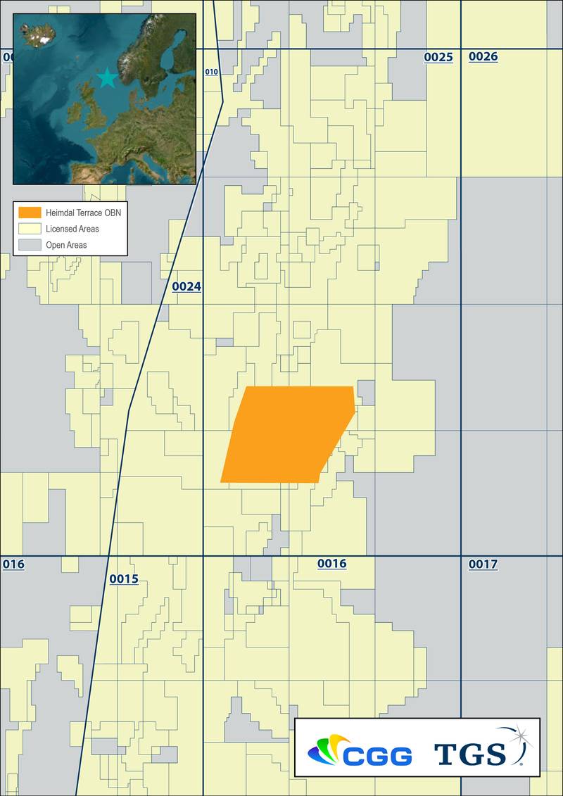 Norway: CGG, TGS in North Sea OBN Survey