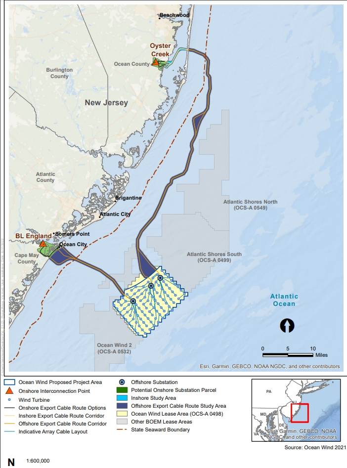 BOEM Completes Environmental Analysis of New Jersey Offshore Wind Project