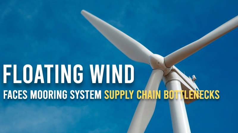 Floating Wind Faces Mooring System Supply Chain Bottlenecks