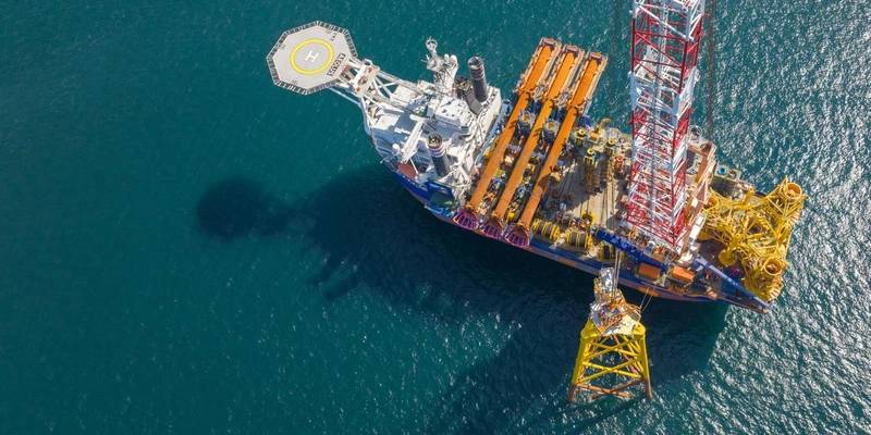Van Oord Installs 62 Jacket Foundations at Saint-Brieuc Offshore Wind Farm
