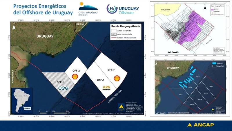 Apache, Shell Win Offshore Exploration Blocks in Uruguay