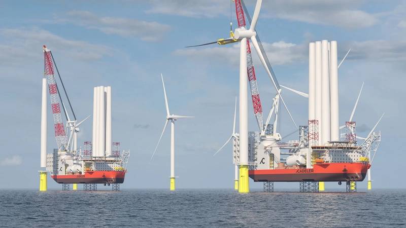 Glamox Marine Lighting for IWS, Cadeler Offshore Wind Vessels