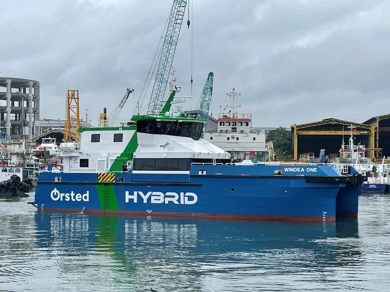 Hybrid Crew Transfer Vessel WINDEA ONE Joins Orsted's North Sea Wind ...