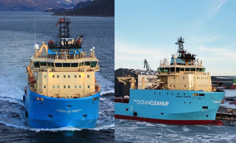 Maersk Supply Service Sends Another Vessel to Support The Ocean Cleanup