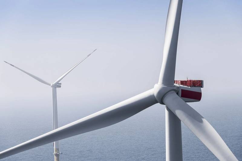 Final Turbines Installed at German Baltic Sea Wind Farm During Stormy ...