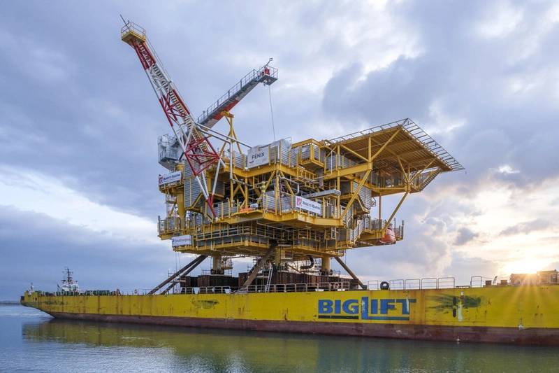 Brand New Jacket and Topside Set Sail to Fenix Gas Project Off Argentina