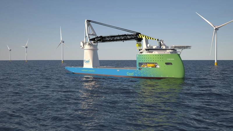 Ulstein to Design Cyan Renewables' Offshore Foundation Installation Vessels