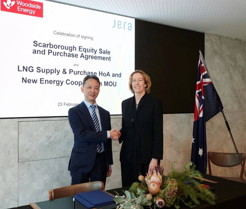 Woodside Sells 15.1% Scarborough Stake to JERA for $1.4B