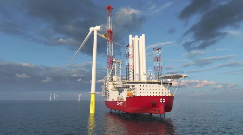Wärtsilä Engines, Thrusters for OHT's Offshore Wind Jack-up Rig
