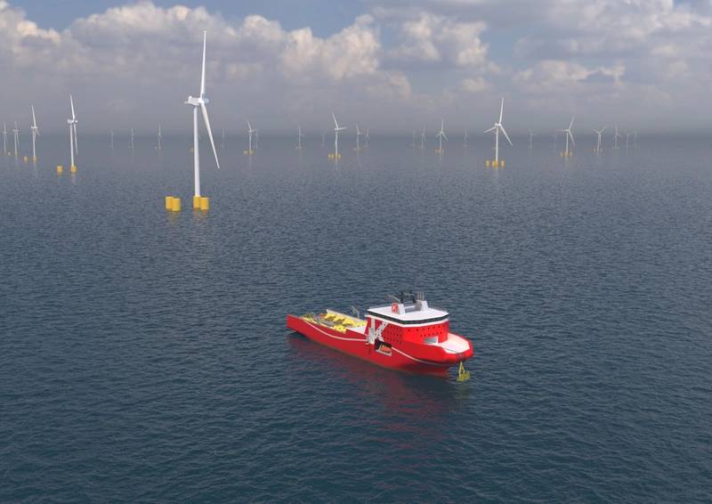 ClassNK Greenlights Multi-Functional Floating Wind Support Vessel Design