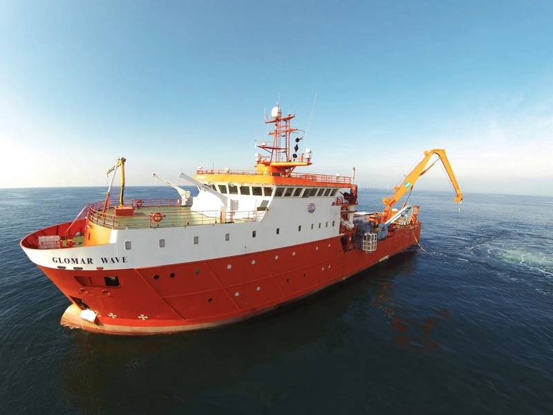 ROV Operator Rovco Charters Glomar Wave Vessel for Offshore Wind Work
