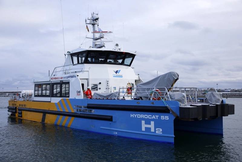 Hydrogen-Powered Offshore Wind CTV Starts Sailing in Germany