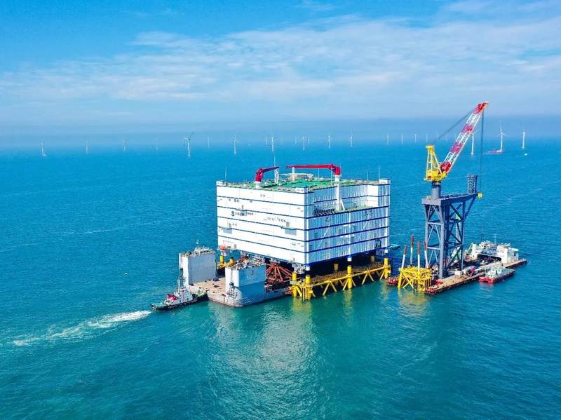 'World Largest' Offshore Converter Station Debuts in China