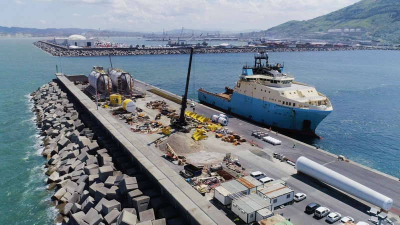 VIDEO: Anchors and Mooring Lines in Place for Saitec's DemoSATH Floater