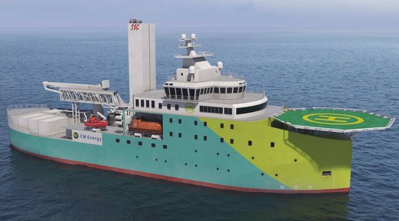 CM Energy Unveils Meridian Class Offshore Wind Support Vessel