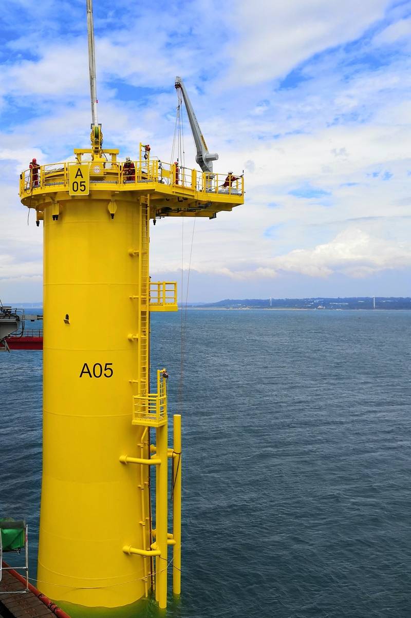 Formosa 1 Phase 2 Foundations Installed