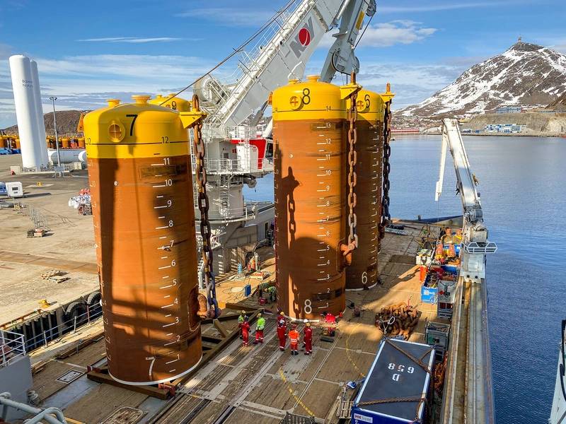 Photo: Johan Castberg Anchor System Installation Underway