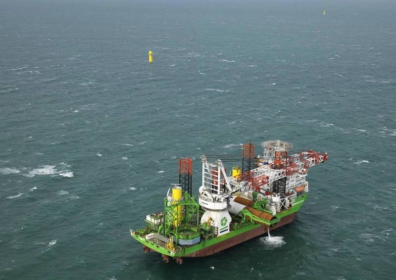 Orsted Constructs 1st Dutch OWF