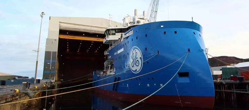 Ulstein Floats Out Offshore Wind Vessel