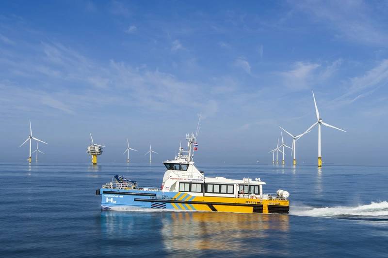 Windcat CTV is World's First Powered by Dual-fuel Hydrogen Engines