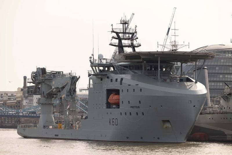 Converted OSV Enters Service in the UK as an Underwater Surveillance Ship