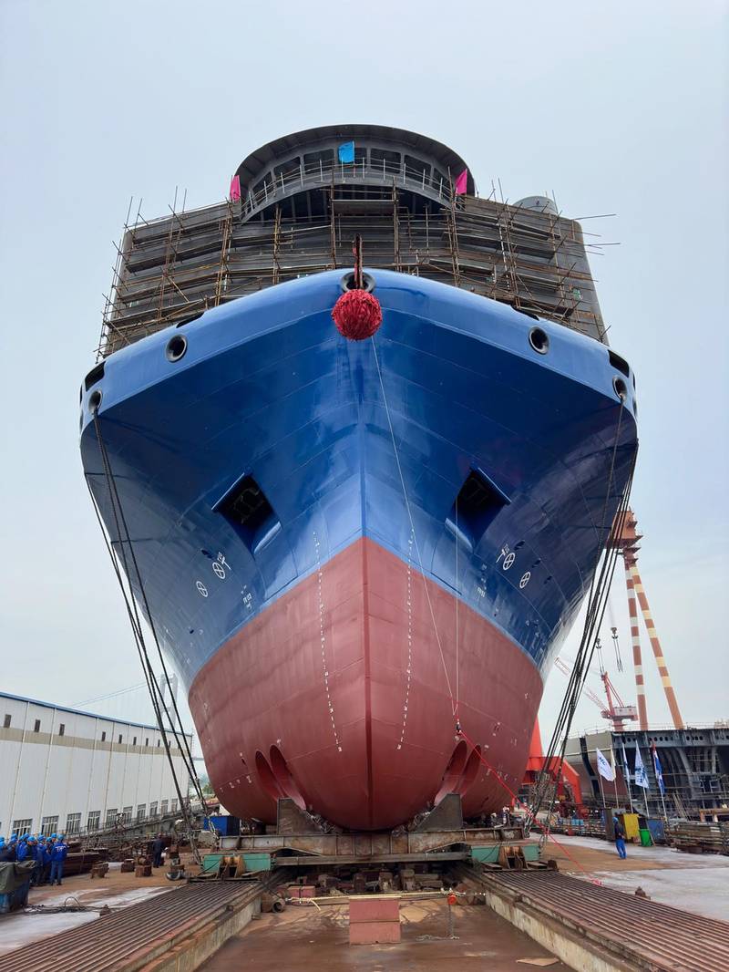 Offshore Wind RoRo Vessel Rotra Futura Launched