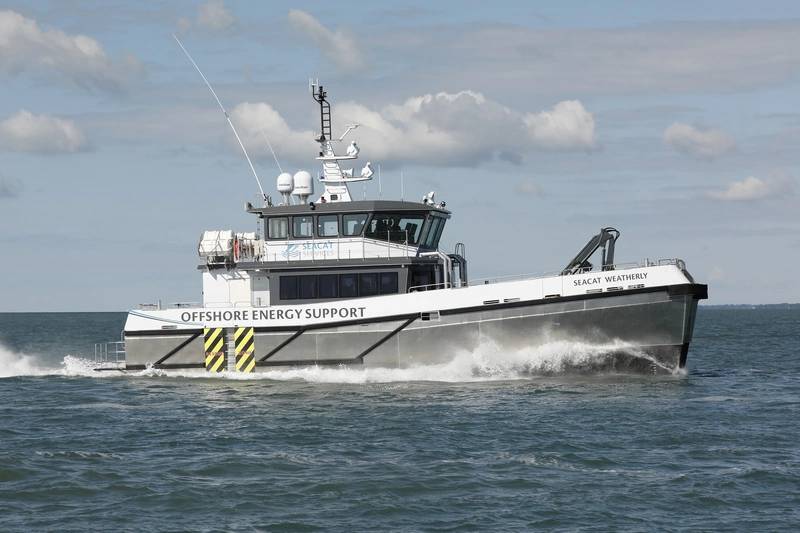 New Vessel Goes to Work for Seacat Services in the UK